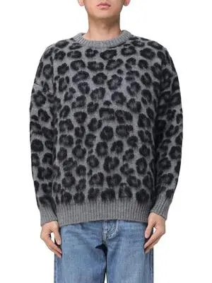 Bottega Veneta BOTTEGA VENETA Wool Animal Print Sweater Gray