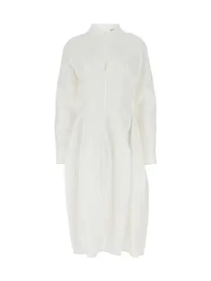 Bottega Veneta Viscose Blend Dress - White