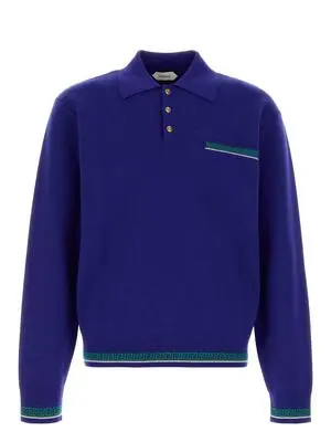 Versace Knit Sweater Greca Tipping - Multicolor