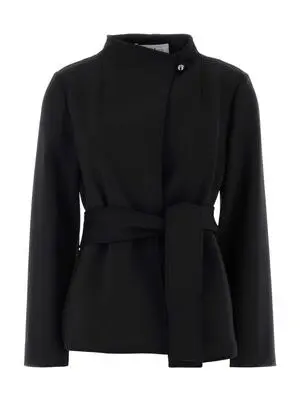 Max Mara Stretch Nylon Talamo Blazer - Black