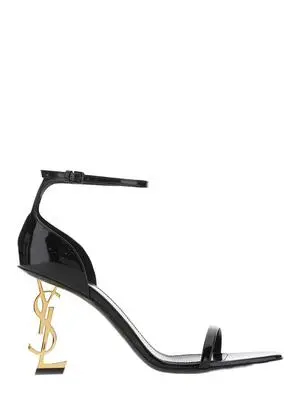 Saint Laurent Leather Opyum 85 Sandals - Black