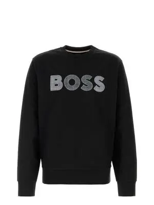 BOSS Cotton Sweatshirt - Black