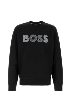 BOSS Cotton Sweatshirt - Black