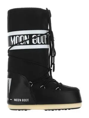 MOON BOOT Moon Boot Unisex Black Nylon Icon Boots