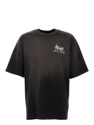 Amiri Cotton Oversize T-shirt - Black