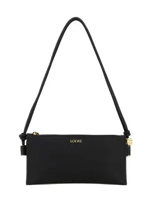 Loewe Leather Joya Shoulder Bag - Black