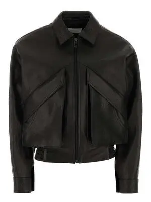 Magda Butrym Leather Jacket - Black