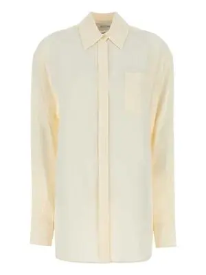 Sportmax Silk Tonale Shirt - White