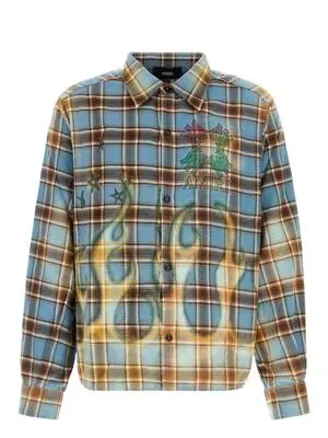 Amiri Embroidered Flannel Shirt - Multicolor