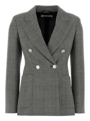 Max Mara Embroidered Wool Accordo Blazer - Multicolor