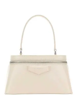 Givenchy Ivory Leather Antigona Handbag - White