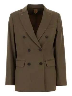 MAX MARA Max Mara Women Sage Green Wool Unione Blazer