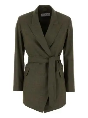 Max Mara Embroidered Wool Nasello Blazer - Multicolor