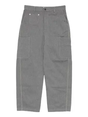 Givenchy Denim Pants With Front `couture` Seams - Multicolor