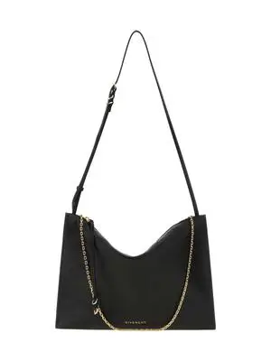 Givenchy Leather Voyou Shoulder Bag - Black