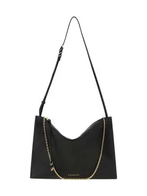 Givenchy Leather Voyou Shoulder Bag - Black