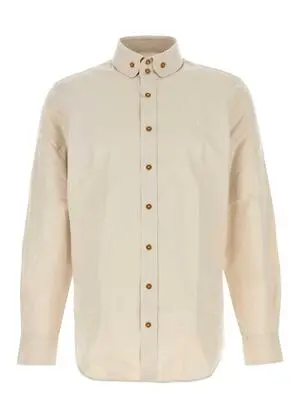 VIVIENNE WESTWOOD Sand Cotton Shirt - Brown
