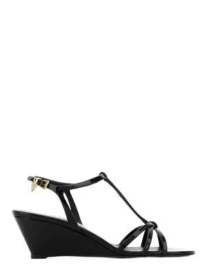 Prada Prada Women Black Leather Sandals Black