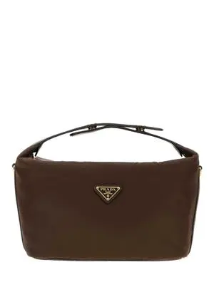 Prada PRADA Re-Nylon Mini Cherie Handbag Brown