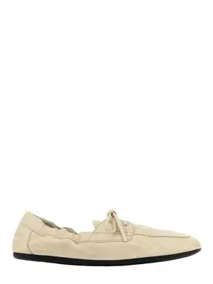 Prada PRADA Leather Loafers White