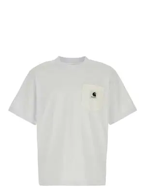 Sacai Cotton X Carhartt Wip T-shirt - White