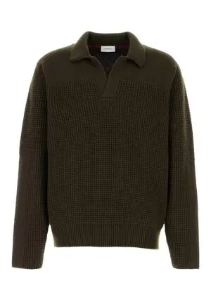 FERRAGAMO Virgin Wool Sweater - Green
