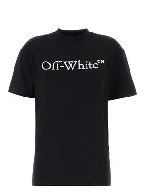 Off-White Cotton T-shirt - Black
