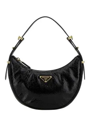 Prada PRADA Naplak Arqué Handbag Black