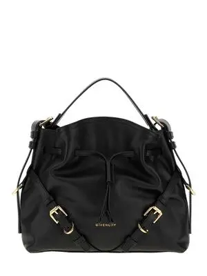 Givenchy Leather Small Voyou Bucket Bag - Black