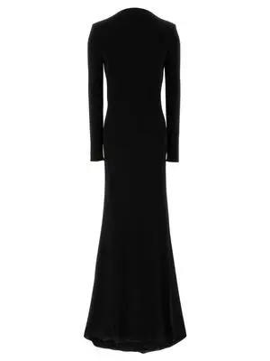 TOM FORD Crepe Long Dress - Black