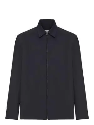 JIL SANDER Cotton Poplin Shirt - Black