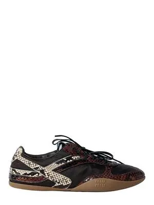 Miu Miu Gymnasium Sneakers - Brown