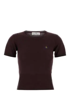 VIVIENNE WESTWOOD Aubergine Wool Bea Sweater - Purple