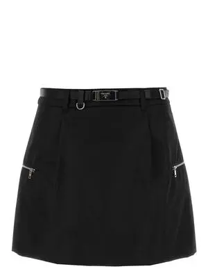 Prada Re-nylon Mini Skirt - Black