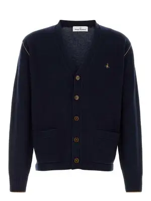 VIVIENNE WESTWOOD Wool Blend Alex Cardigan - Blue