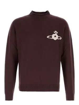 VIVIENNE WESTWOOD Wool Fisherman Sweater - Purple