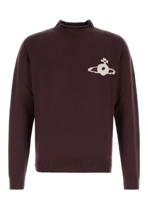 VIVIENNE WESTWOOD Wool Fisherman Sweater - Purple