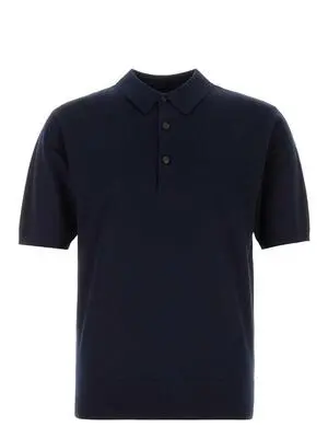 Dries Van Noten Navy Wool Murice Solo Shirt - Blue