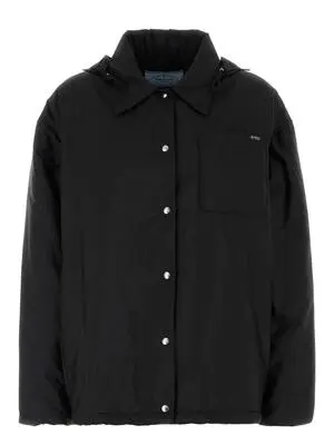 Prada Re-nylon Padded Jacket - Black