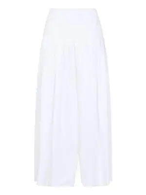 LANVIN Basque Midi Skirt - White