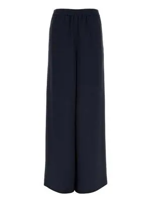 Max Mara MAX MARA Silk Volonta Wide-Leg Pant Blue