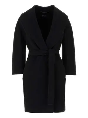 Max Mara Wool Messi Coat - Black