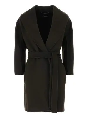 Max Mara Virgin Wool Messi Coat - Brown