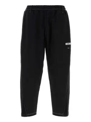 Moschino Cotton Joggers - Black
