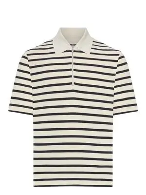 JIL SANDER Jil Sander Men Short-Sleeved Polo Shirt Made Of Cotton Jersey Multicolor