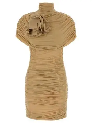 Magda Butrym Jersey Dress - Brown