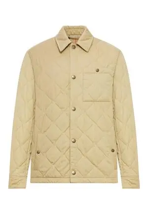 Burberry Quilted Gabardine Overshirt - Multicolor