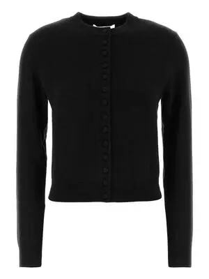 LISA YANG Cashmere Wilona Cardigan - Black