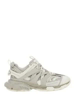 Balenciaga Dove Grey Synthetic Leather And Fabric Sneakers - Gray