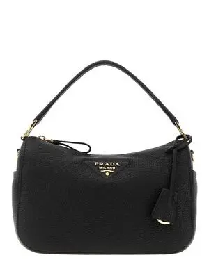 Prada Leather Small Handbag - Black